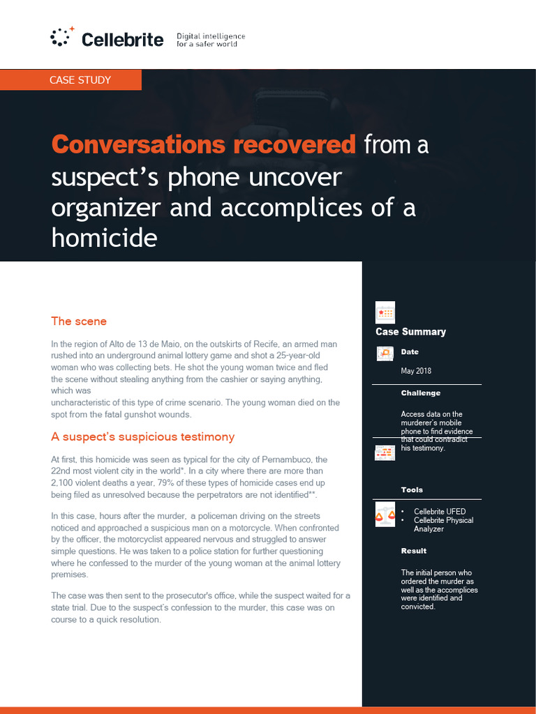 CaseStudy Brazil Conversations-Recovered-Phone-Homicide A4 Web | PDF ...