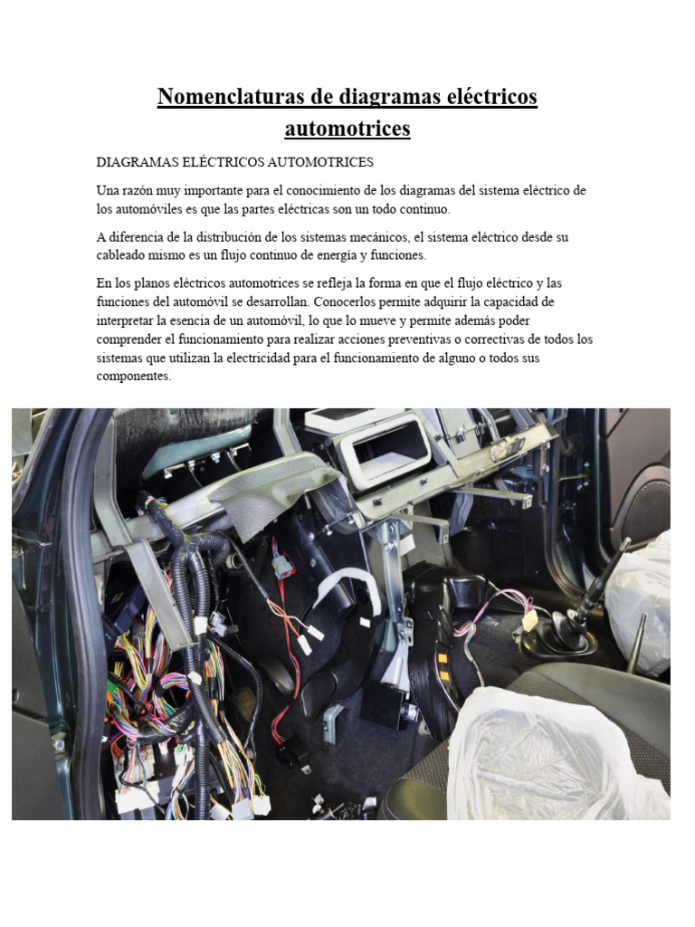 Nomenclaturas de Diagramas Eléctricos Automotrices | Descargar gratis PDF | Relé | Fusible ...