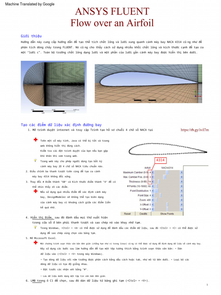 C2. P3. Slide - Ansys Fluent - Airfoil (Part 2) | PDF