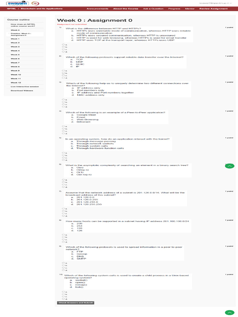 Blockchain 2022 Assignments | PDF