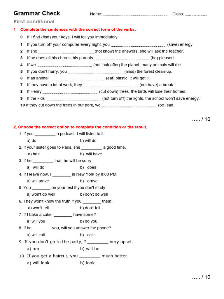 Grammar Practice Unit 6 Tenth Grade | PDF