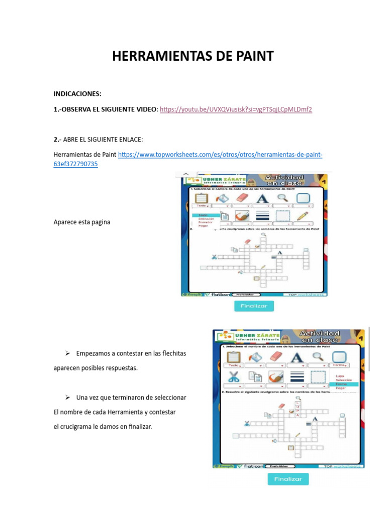 Herramientas de Paint | PDF