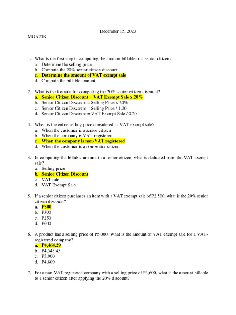 Strategic Tax - Activity 1 | PDF | Value Added Tax | Tax Exemption