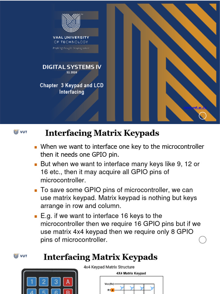 Chapter 4 Keypad and LCD Interfacing | PDF | Liquid Crystal Display | Arduino