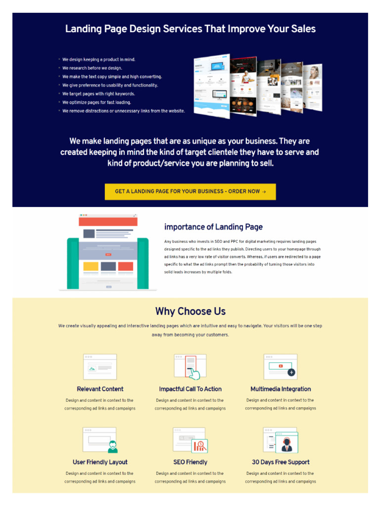 Landingpagedesign | PDF