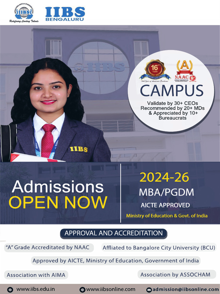 Iibs Brochure 2024-26 01012024 | PDF