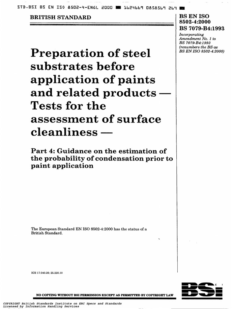 Preparation of Steel Substrates Before Application of Paints and ...