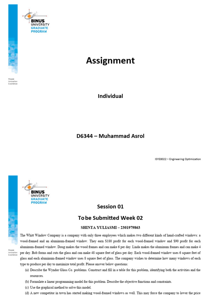 TP 1 Engineering Optimization | PDF