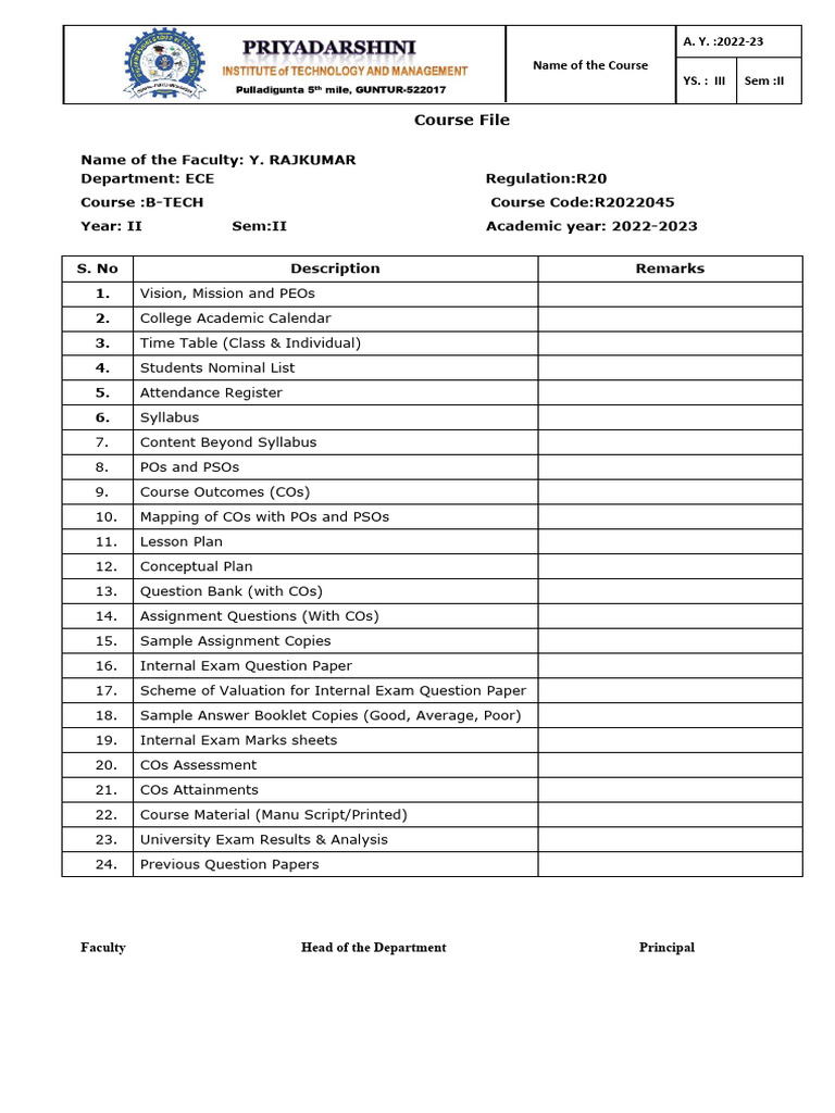 Course File | PDF | Human Resource Management | Engineering