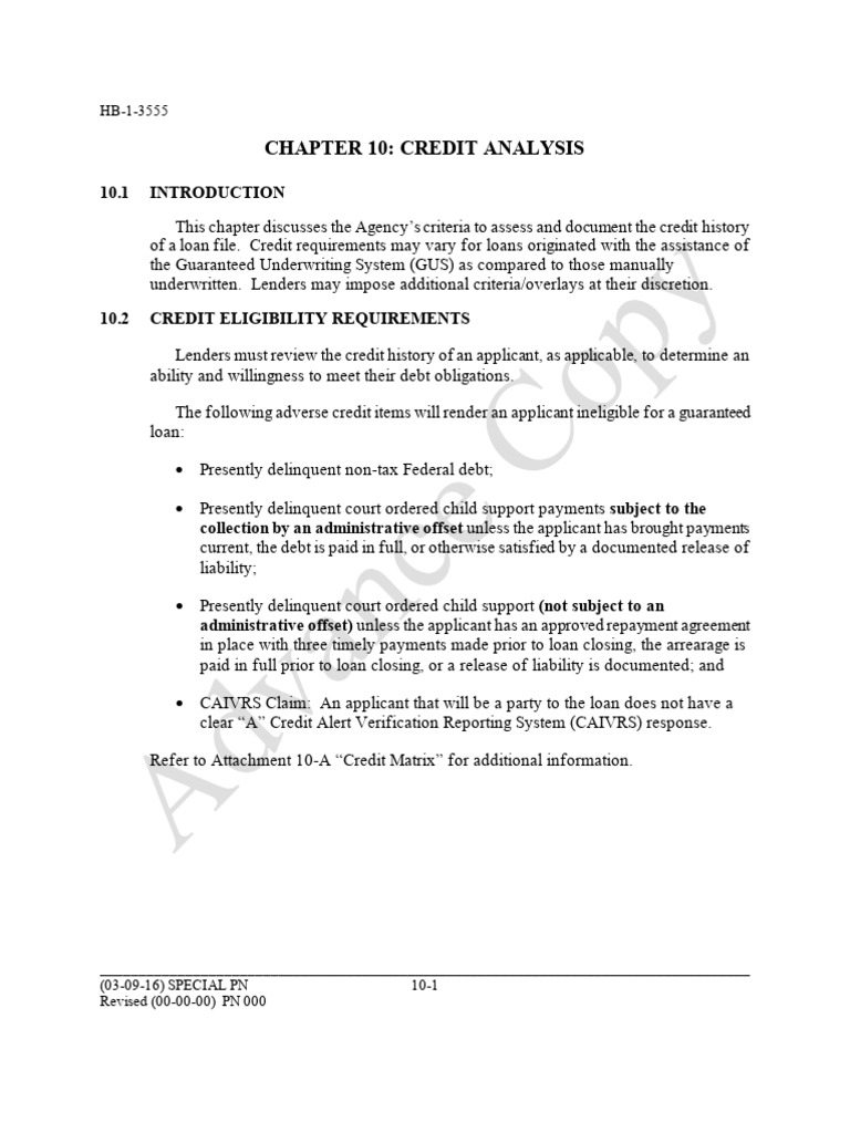Chapter 10 Credit Analysis Advance | PDF | Loans | Debt