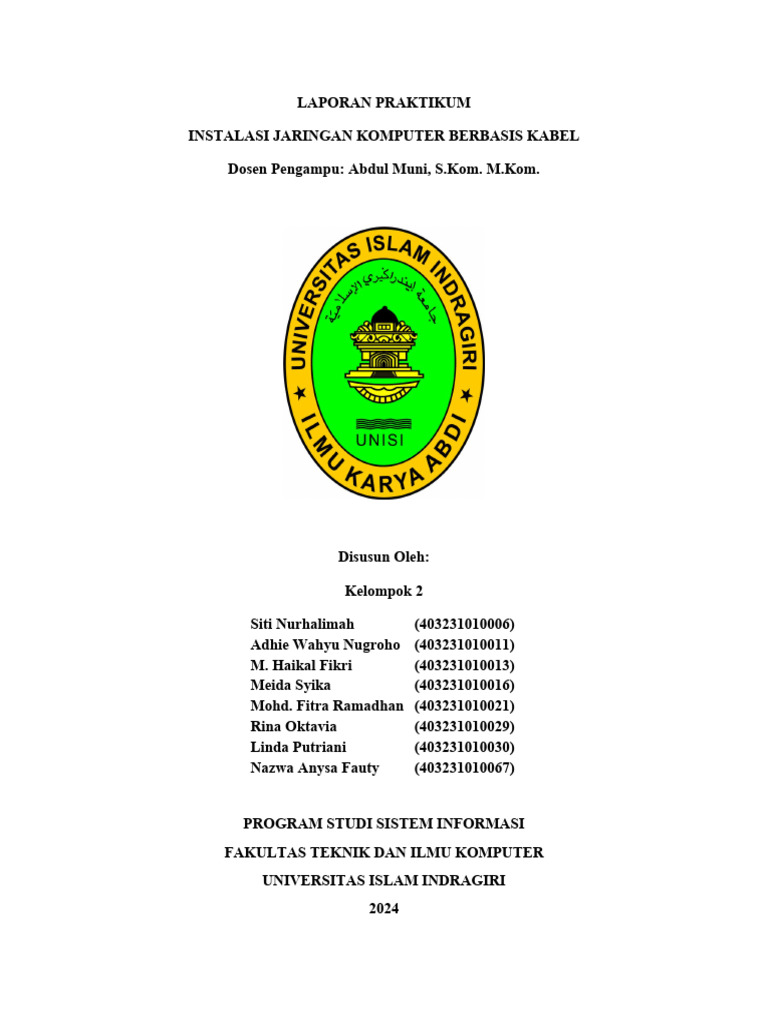 Laprak Jarkom KLP 2 | PDF