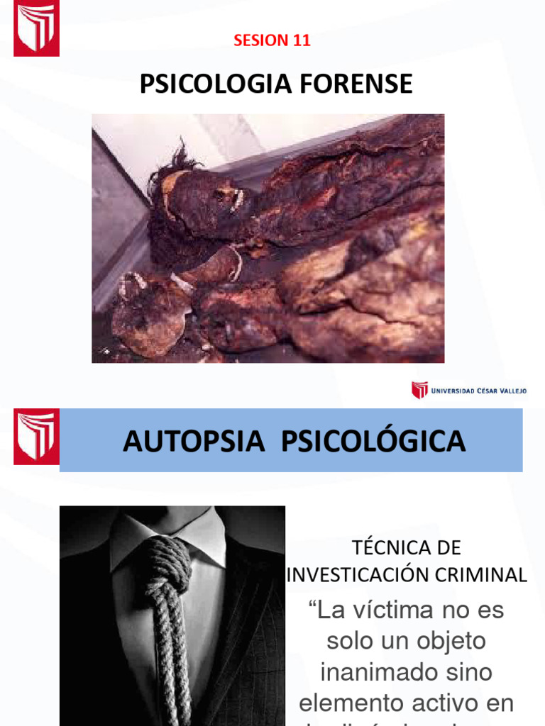 SESION Autopsia Psicológica | PDF | Suicidio | Trastorno depresivo mayor