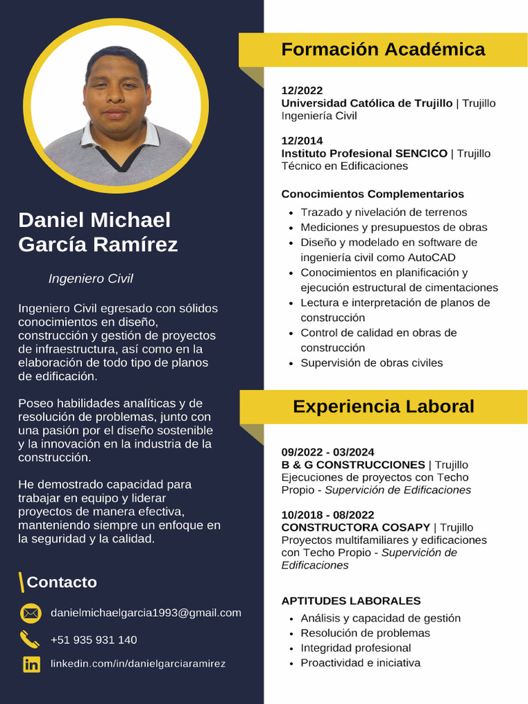 CV Daniel Garcia Ramirez | PDF
