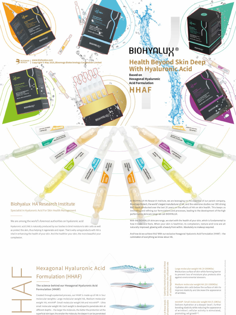Biohyalux Skincare | PDF
