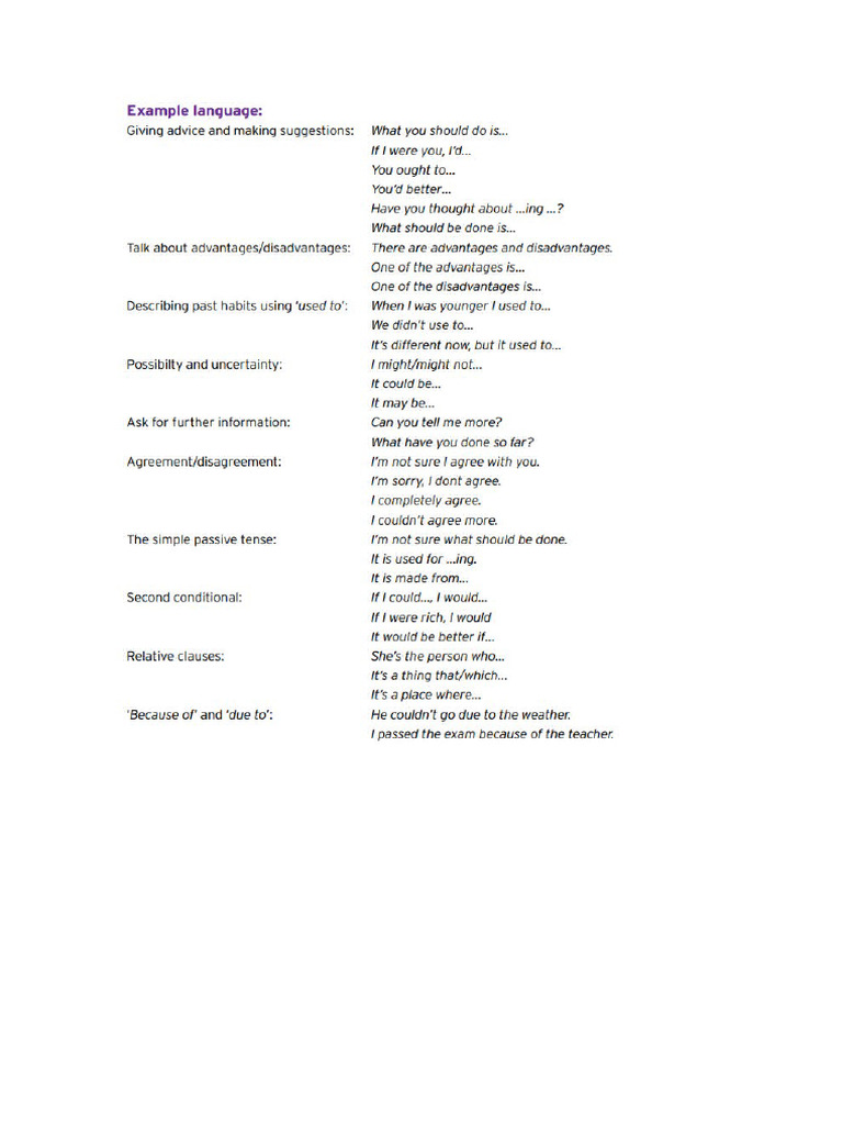 Speaking Lesson 1 - Scaffold | PDF