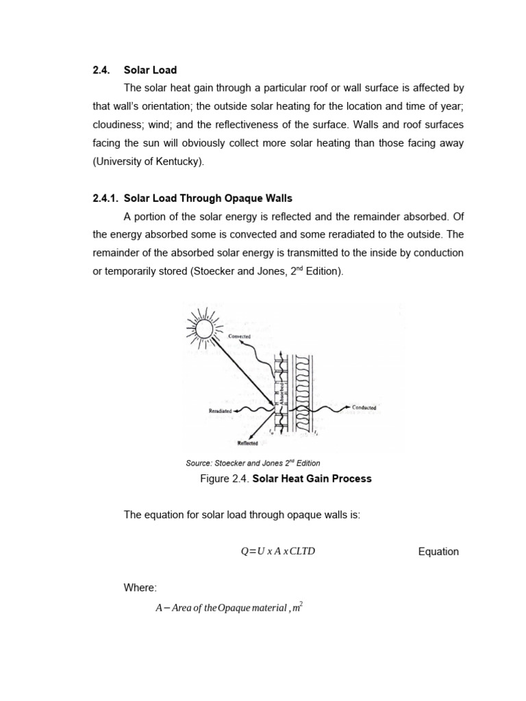 Solar Load Calculations | PDF | Solar Energy | Sun
