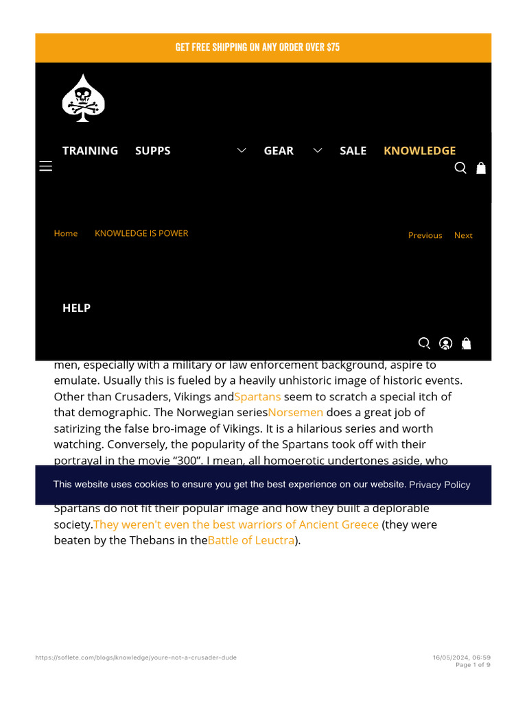 You're Not A Crusader, Dude - SOFLETE | PDF | Crusades | Catholic Church