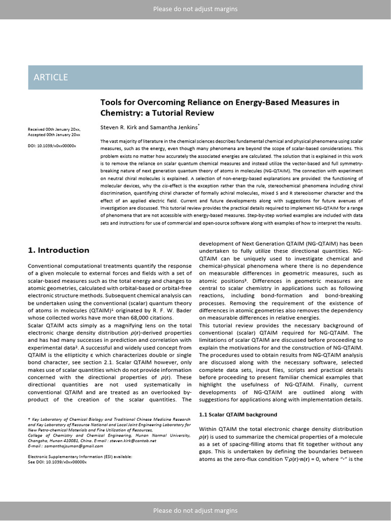 BEACON Ms CSR Tutorial Review | PDF | Molecules | Chemistry