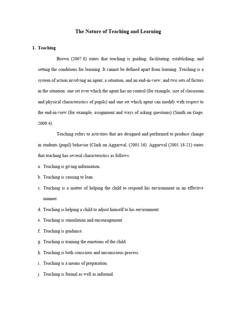 Teaching and Learning Dynamics | PDF | Learning | Experience