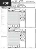 Four Against Darkness Character Sheet | PDF