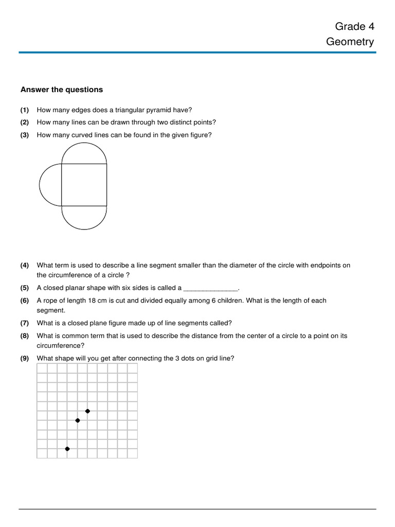 Grade 4 Geometry | PDF
