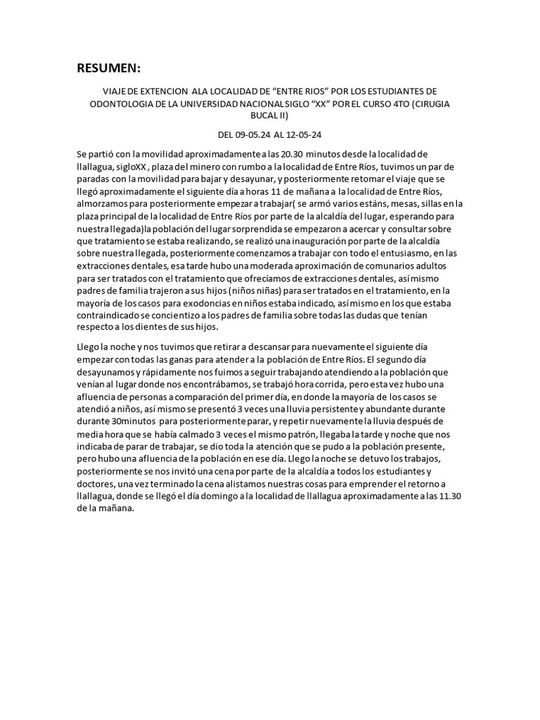 Resumen Extencion Ciru - 121859 | PDF | Estudios de idiomas extranjeros