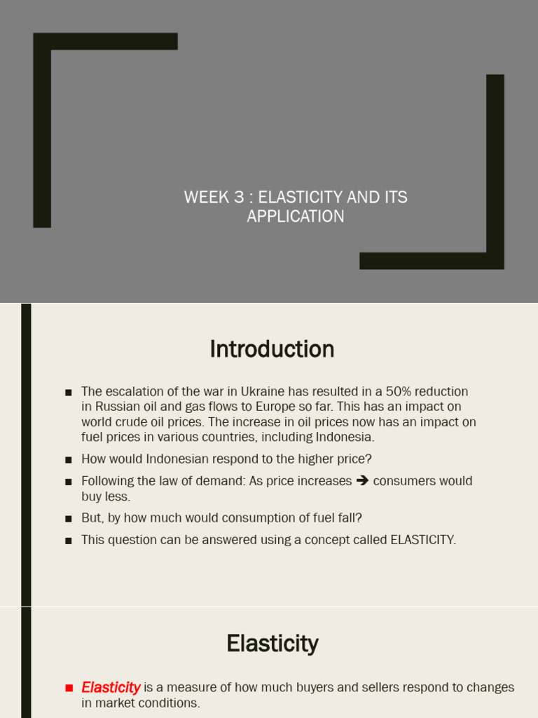 Understanding Elasticity in Economics | PDF | Elasticity (Economics ...