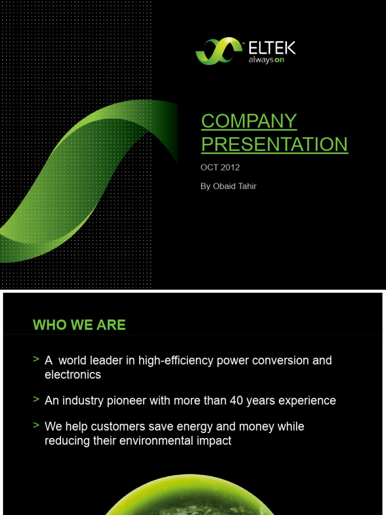 Eltek Pakistan Company Overview 2024 | PDF | Performance Appraisal ...