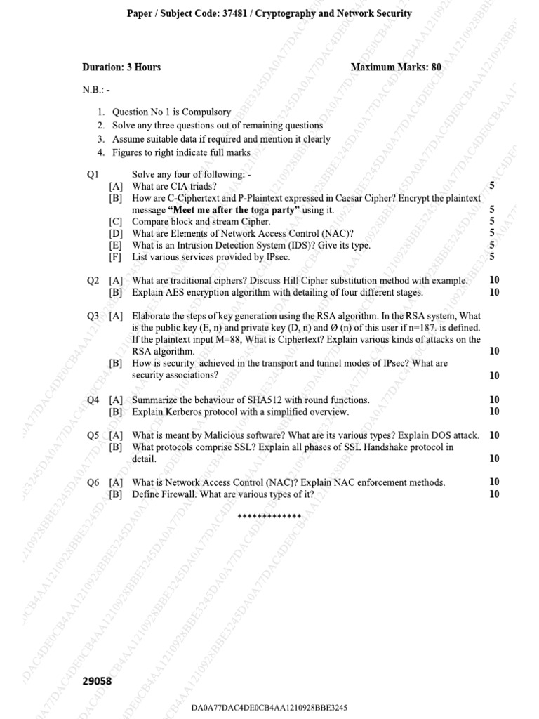 CNS QP Merged | PDF