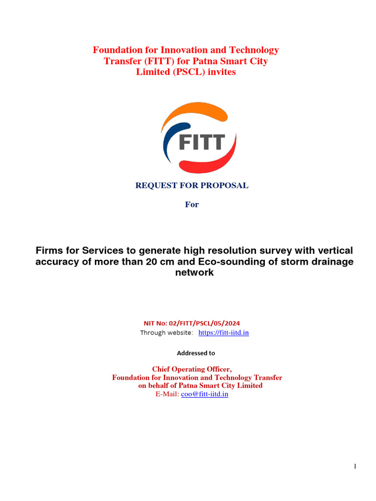 RFP Survey | PDF | Request For Proposal | Business