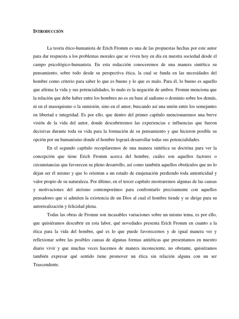 Daniel Jaimes - Erich From | PDF | marxismo | Erich Fromm