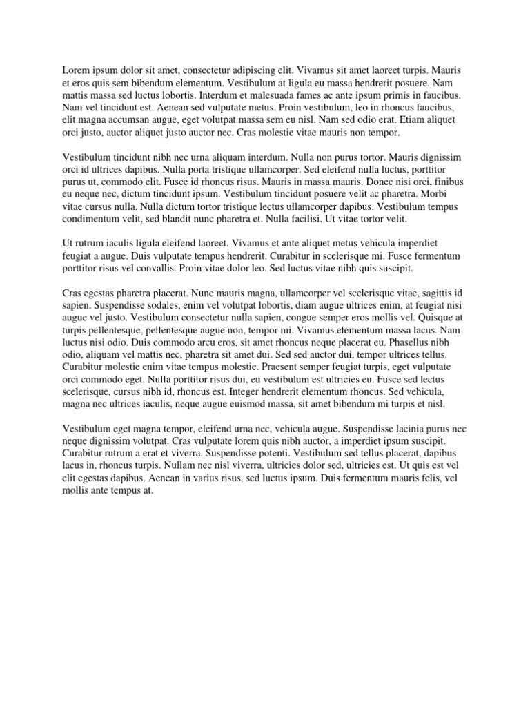 Dummy Document For Scribd | PDF