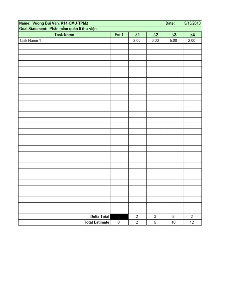 Delphi Estimation Temp 1 | PDF | Home & Garden