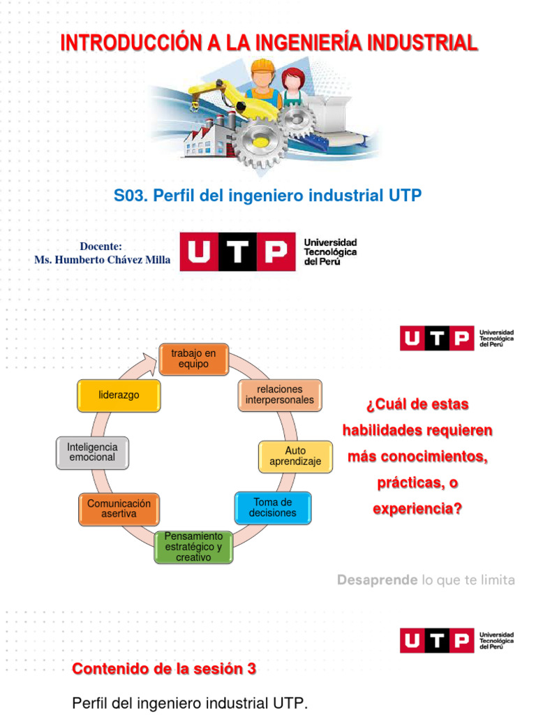 S03 Perfil Del Ingeniero Industrial Descargar Gratis Pdf