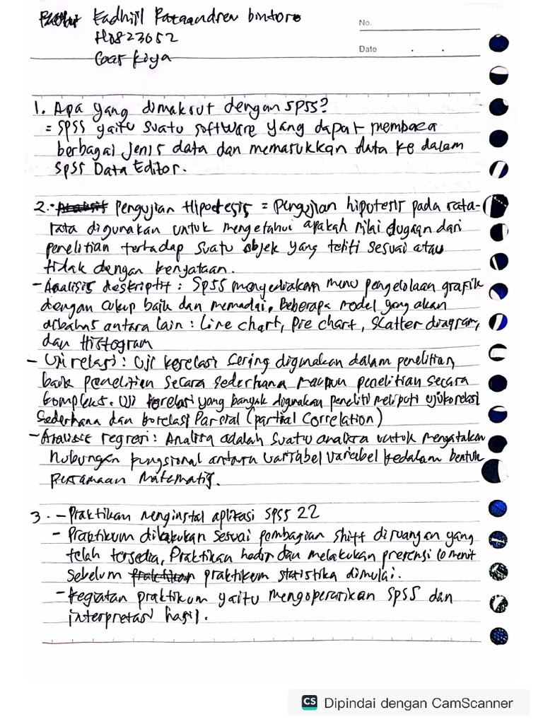 Fadhiil Razaan - H0823052 - Post Test | PDF