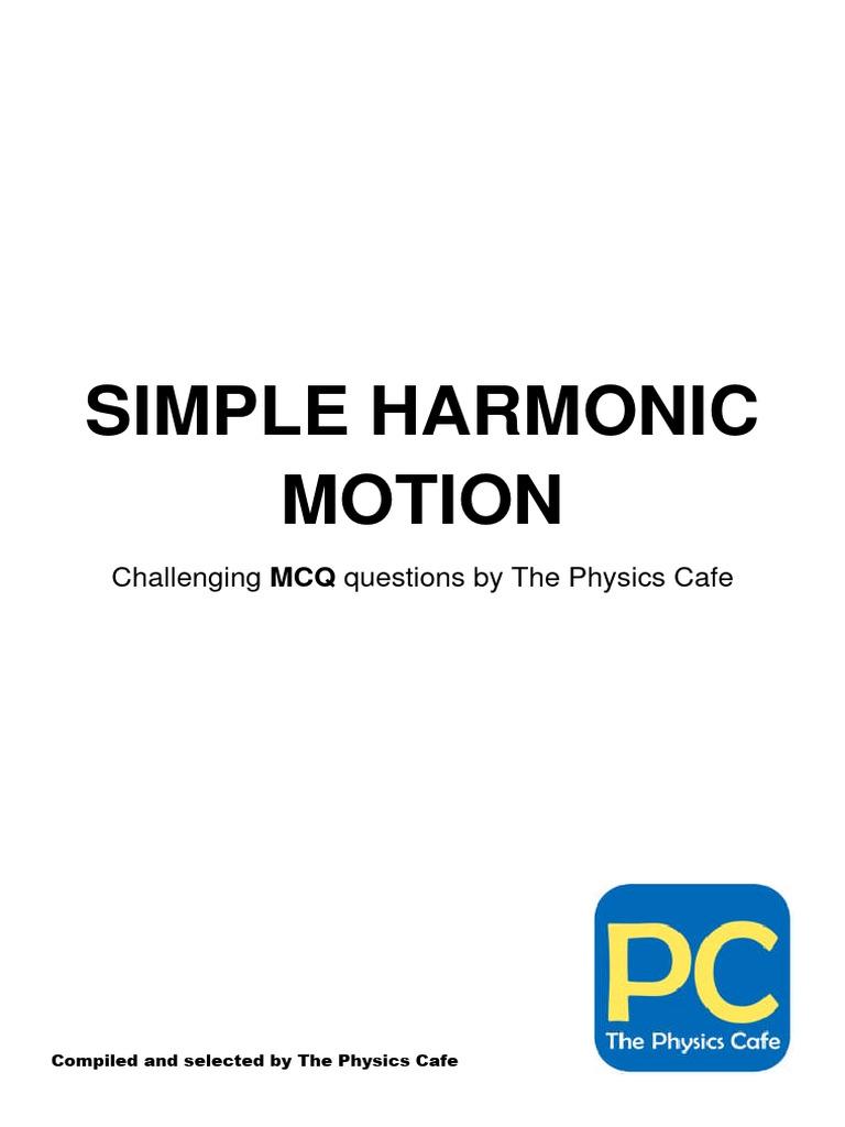 shm_mcq | PDF | Oscillation | Metrology