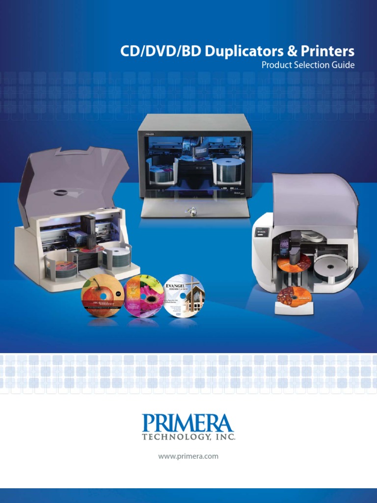 Primera CD DVD All Product Brochure | PDF | Compact Disc | Dvd