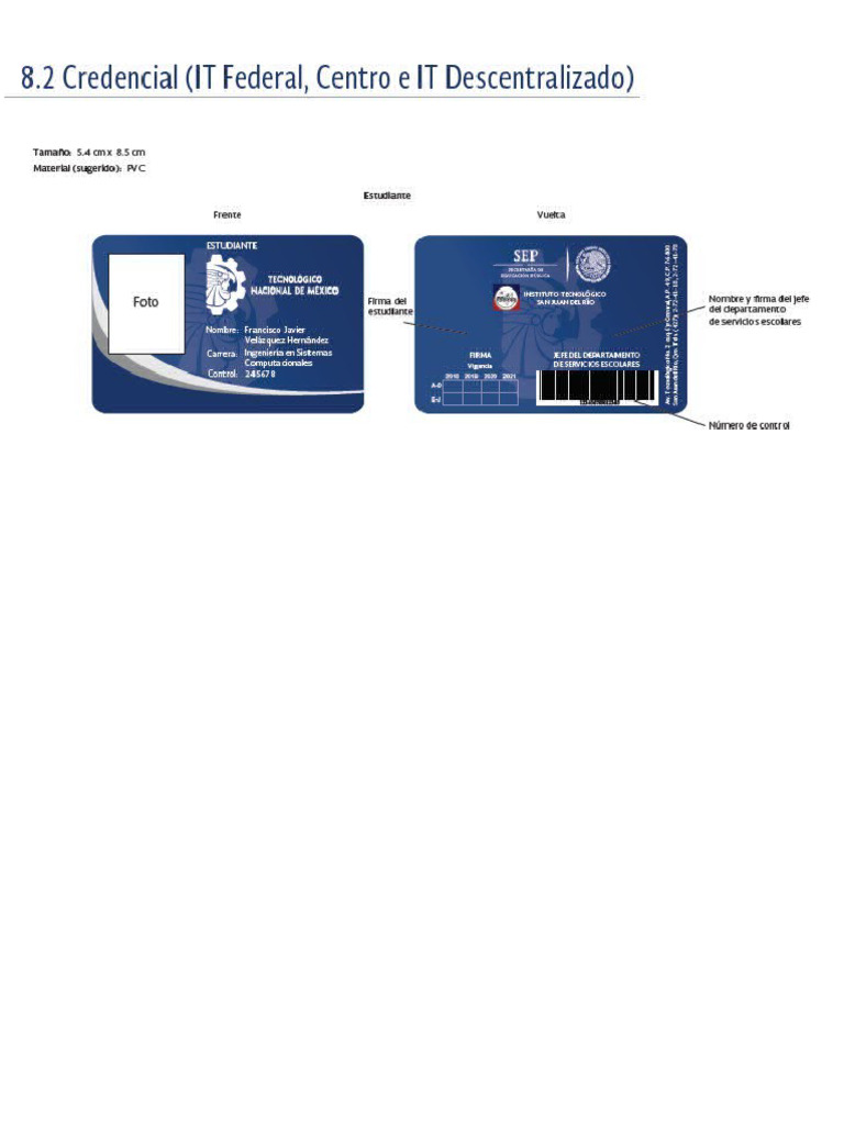 Formato Credencial | PDF