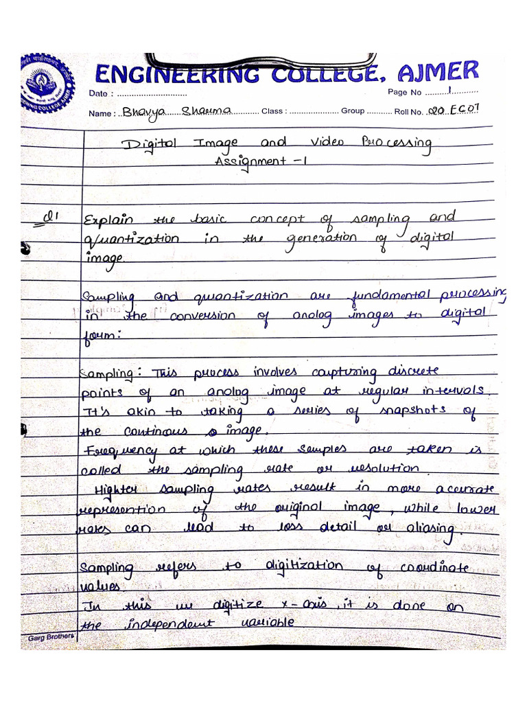 Divp Assignment 1 | PDF