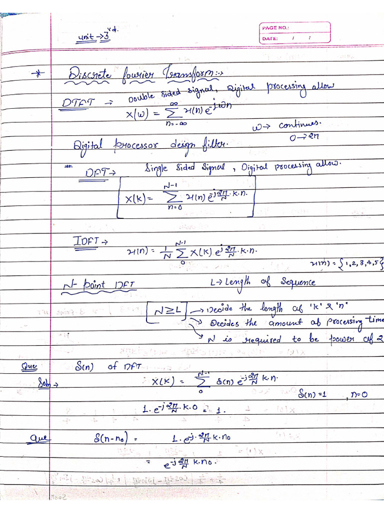 DSP Notes | PDF