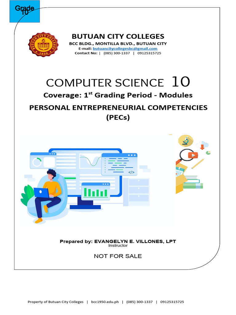 Grade 10 Computer Science Modules | PDF