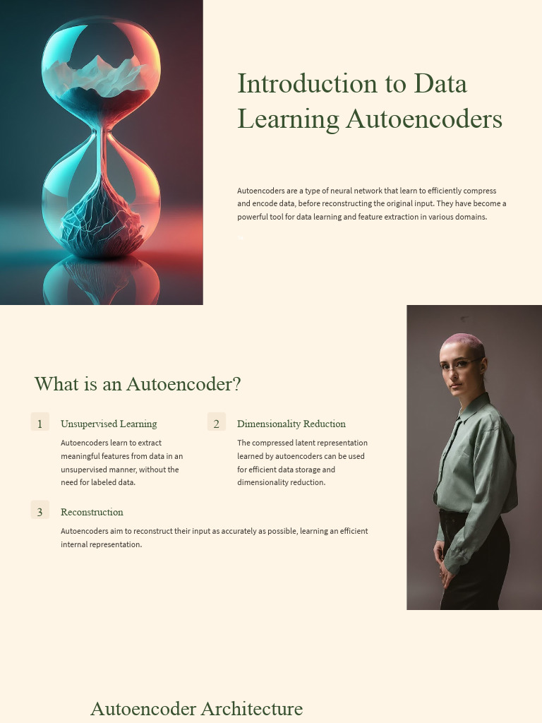 Introduction To Data Learning Autoencoders | PDF | Cognition | Algorithms