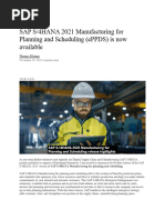 PPDS IPPE Master Data Creation Process in SAP S4HANA | PDF | Computing