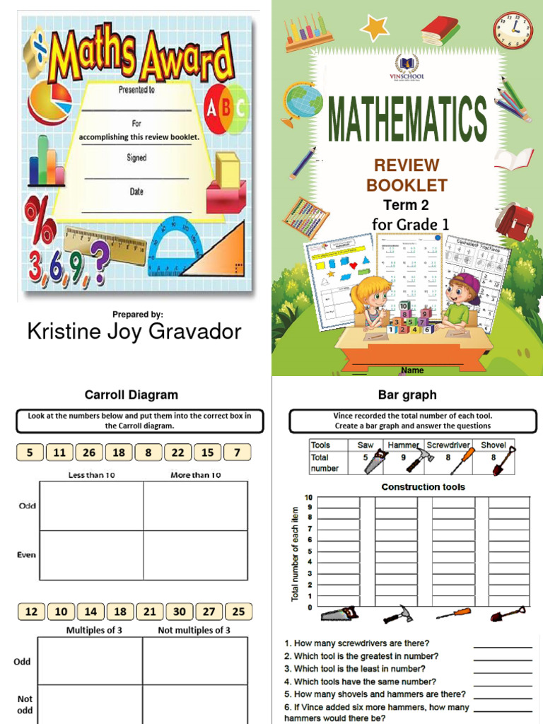 REVIEW-BOOKLET Grade 1 | Download Free PDF | Mathematics