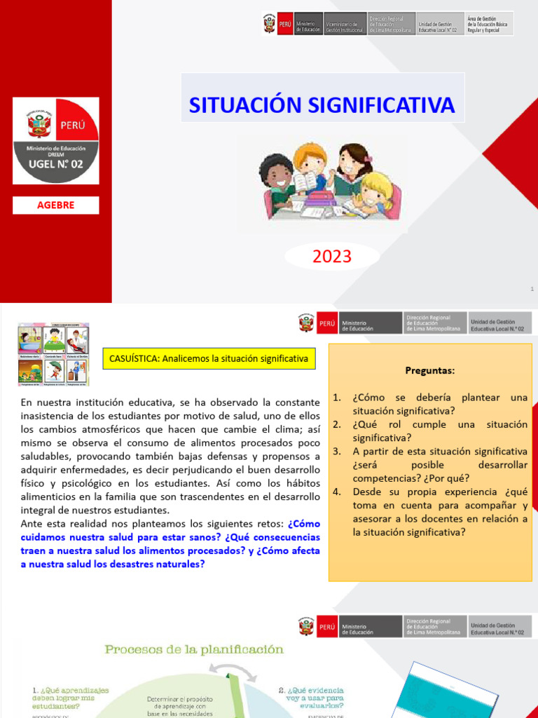 Situacion Significativa | PDF | Plan de estudios | Aprendizaje