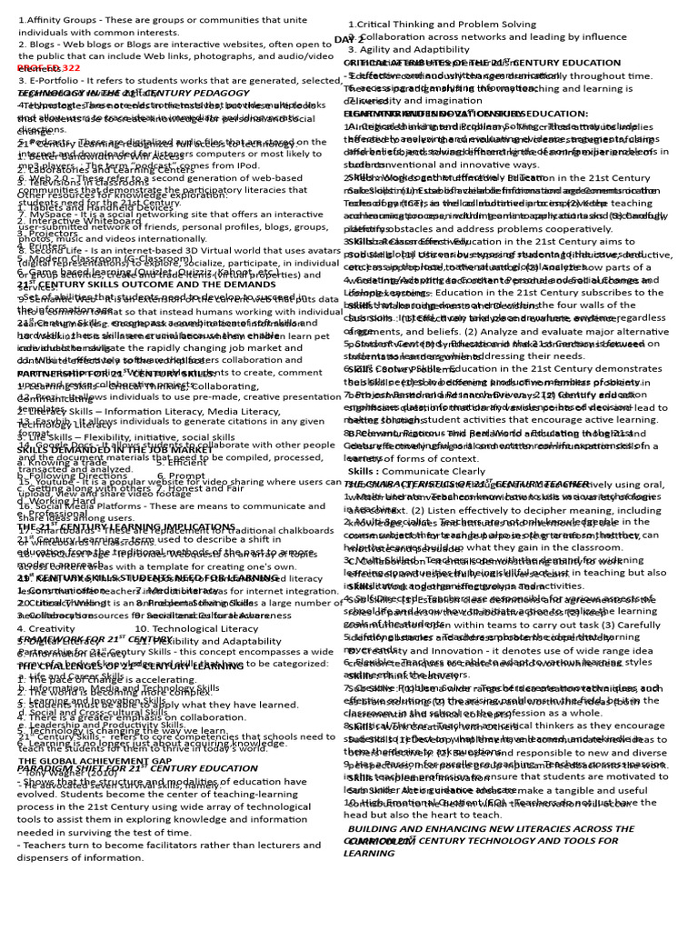 DAY 2 Exam Reviewer Updated | PDF | Learning | Teachers