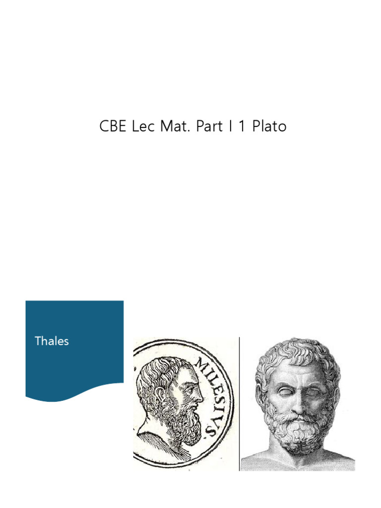 Part 1 Plato | PDF