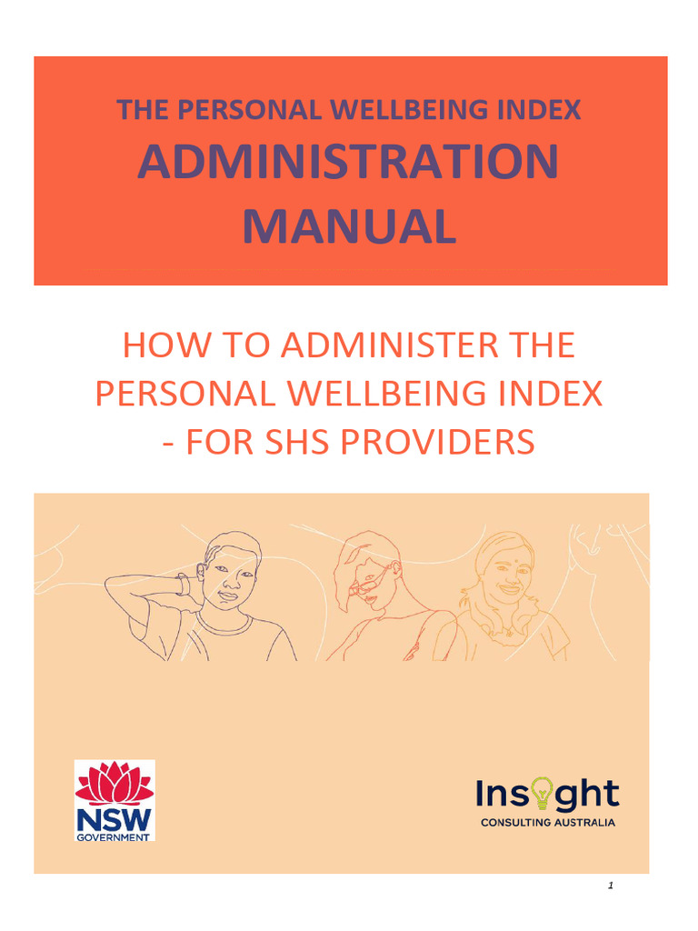 Pwi Administration Manual | PDF | Psychological Trauma | Well Being