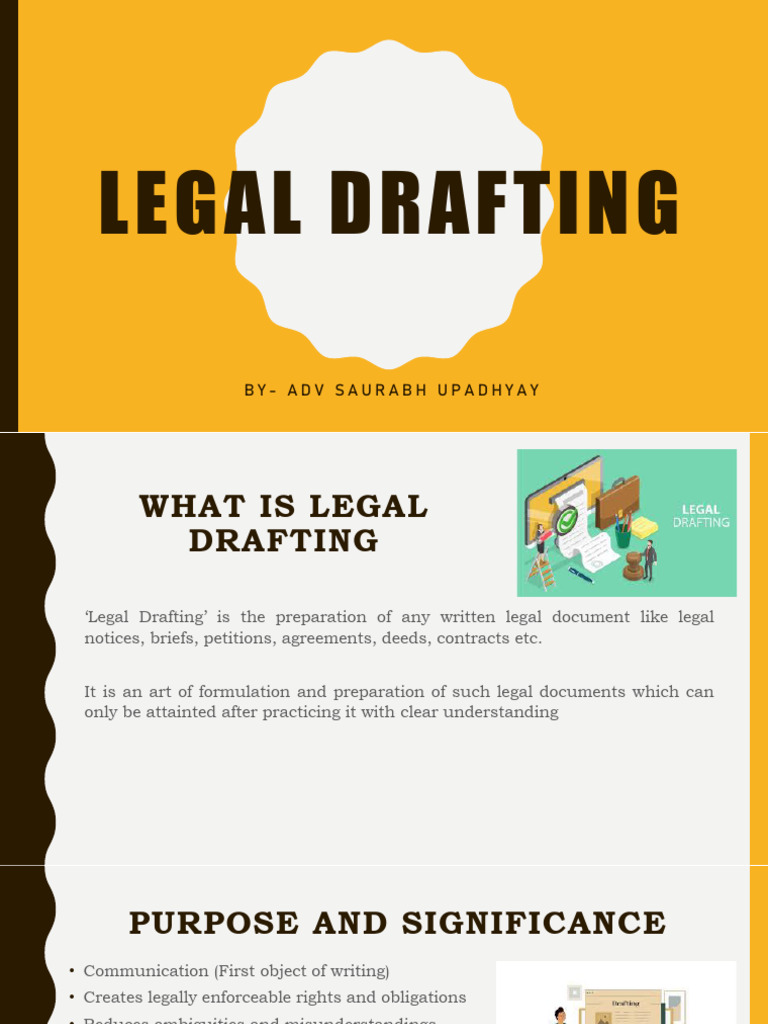 Legal Drafting | PDF | Burden Of Proof (Law) | Pleading