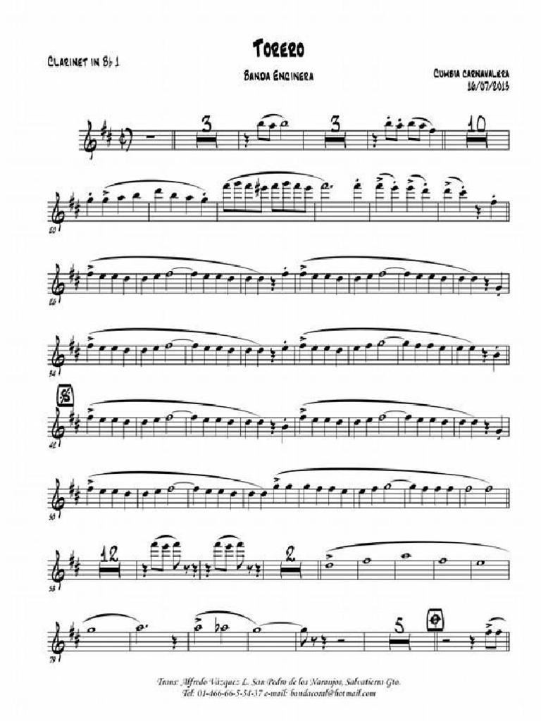 Torero - Banda Encinera | PDF
